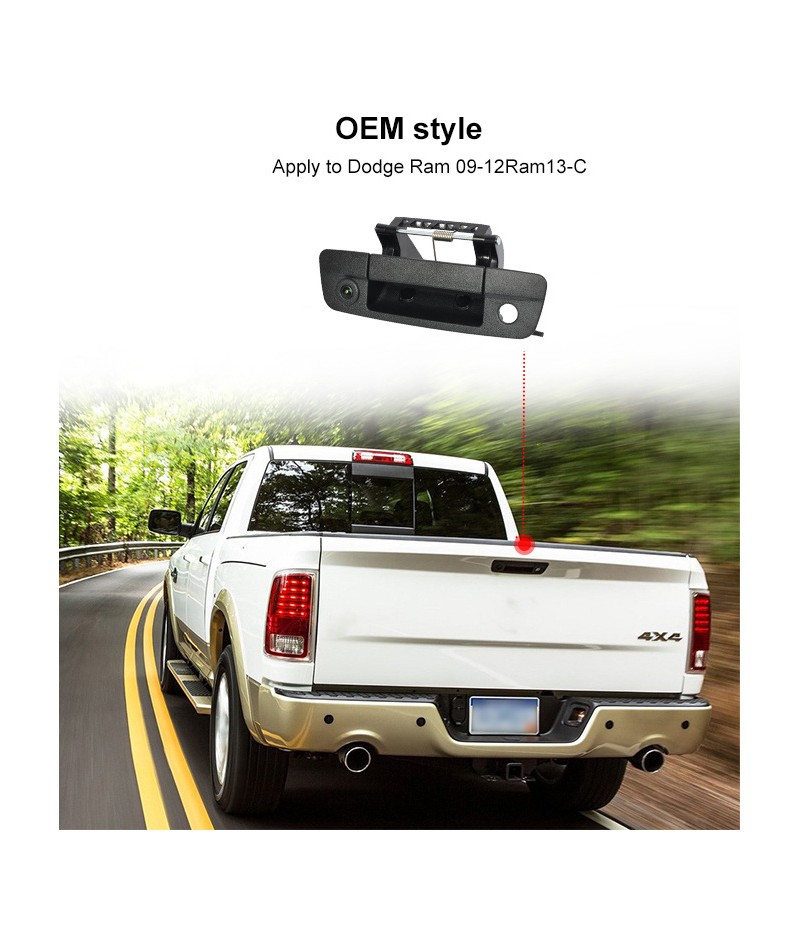 Kobanoica Tailgate Handle Backup Camera Rear View Compatible with 2009 ...